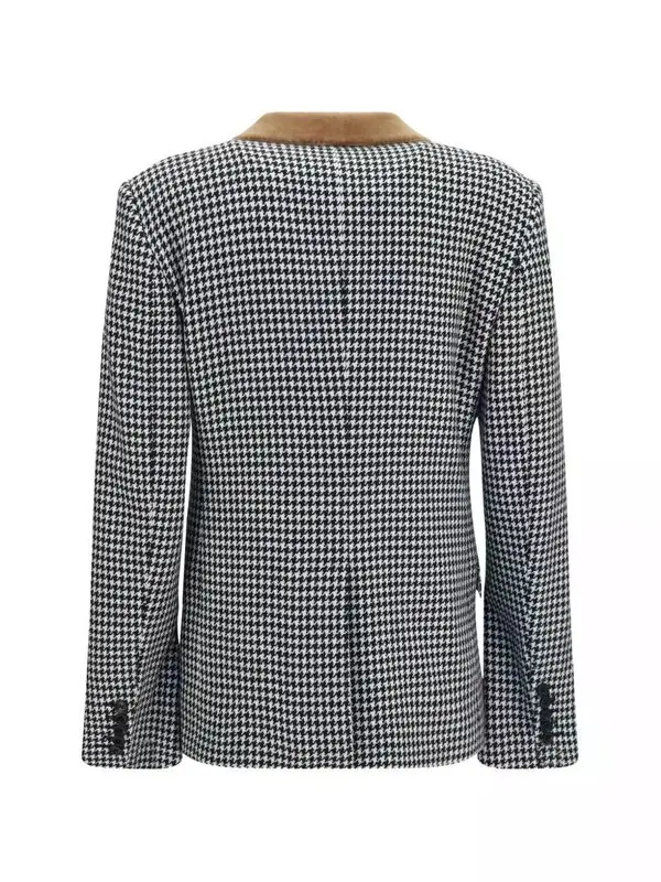 TOM FORD Houndstooth Long-sleeve Blazer