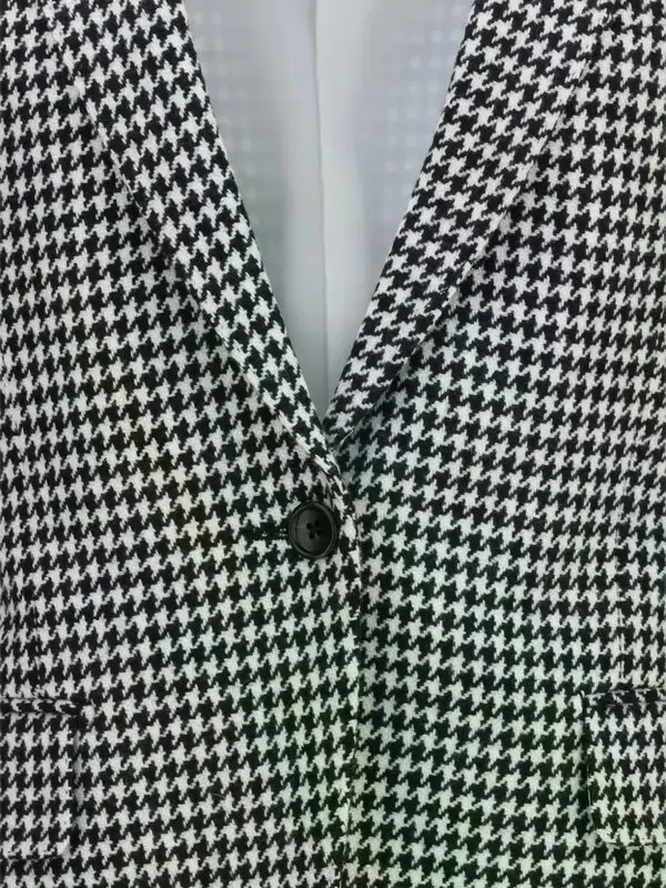 TOM FORD Houndstooth Long-sleeve Blazer