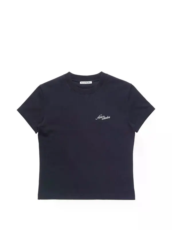 Acne Studios Embroidered Logo T-shirt - Blue