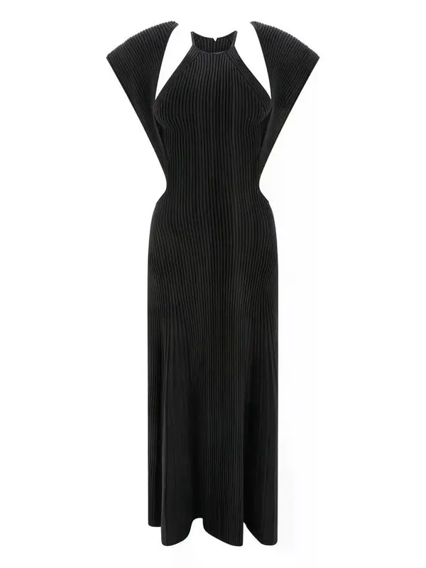 Chloé Ribbed Cut-out Maxi Dress