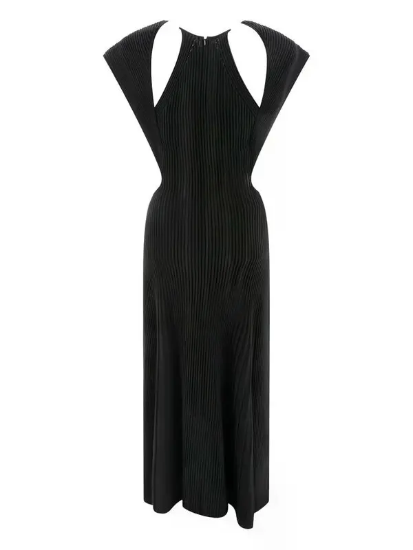 Chloé Ribbed Cut-out Maxi Dress
