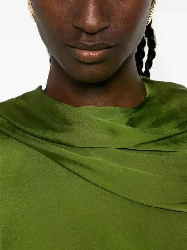TOM FORD Draped-collar Blouse