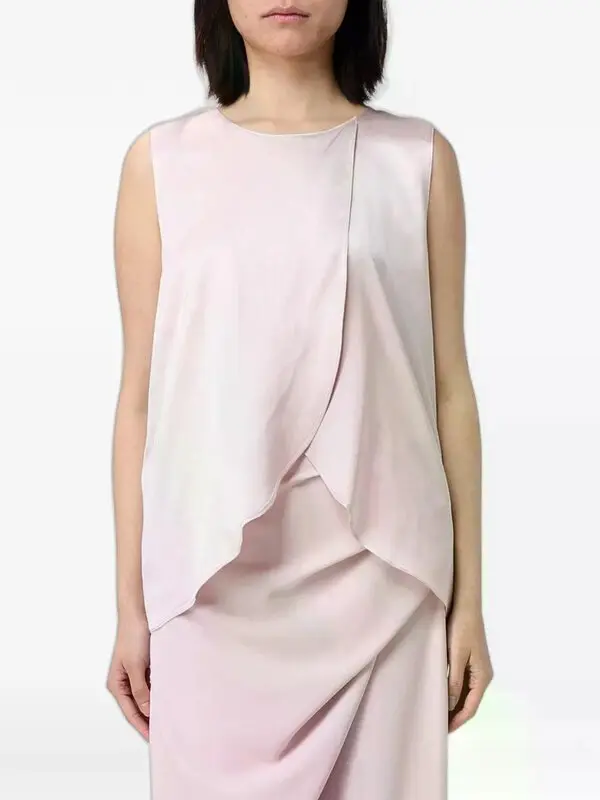 HANITA Layered Sleeveless Top