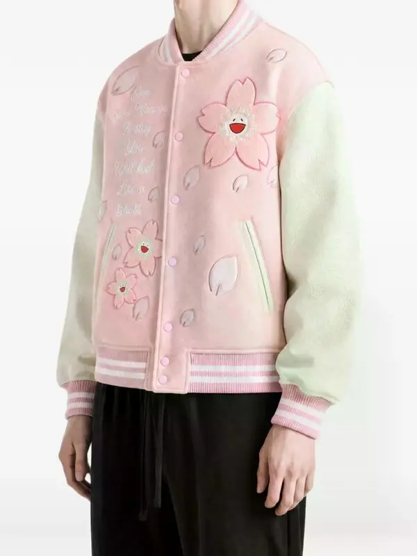 MONONOKE MADE Sakura-embroidered Bomber Jacket