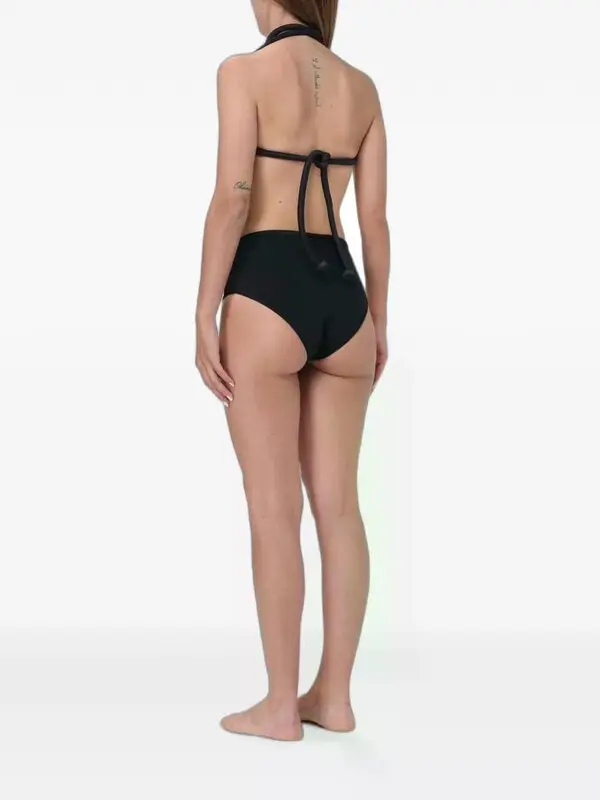 MAYGEL CORONEL Ruched Halterneck Bikini