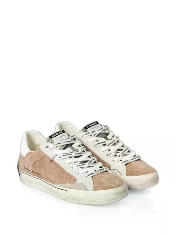 CRIME LONDON Deconstructed Suede Sneakers