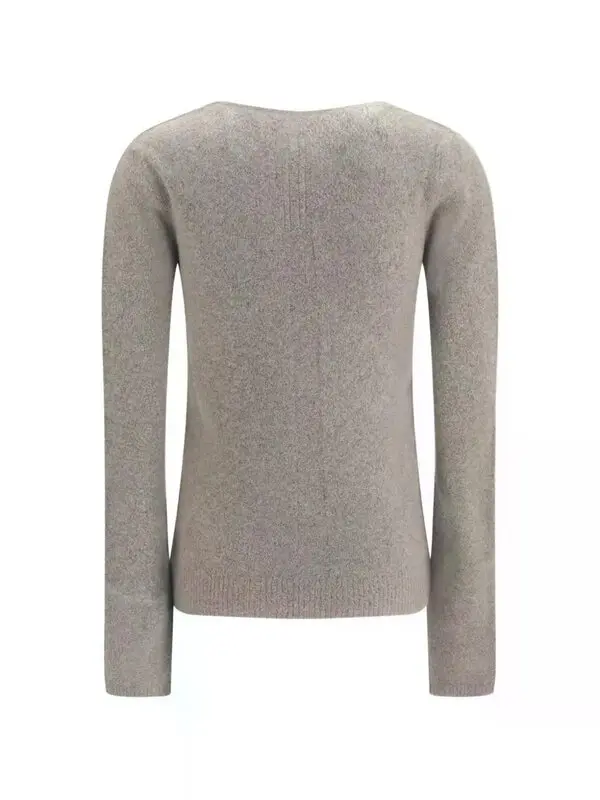 Rick Owens V-neck Long-sleeve Sweater