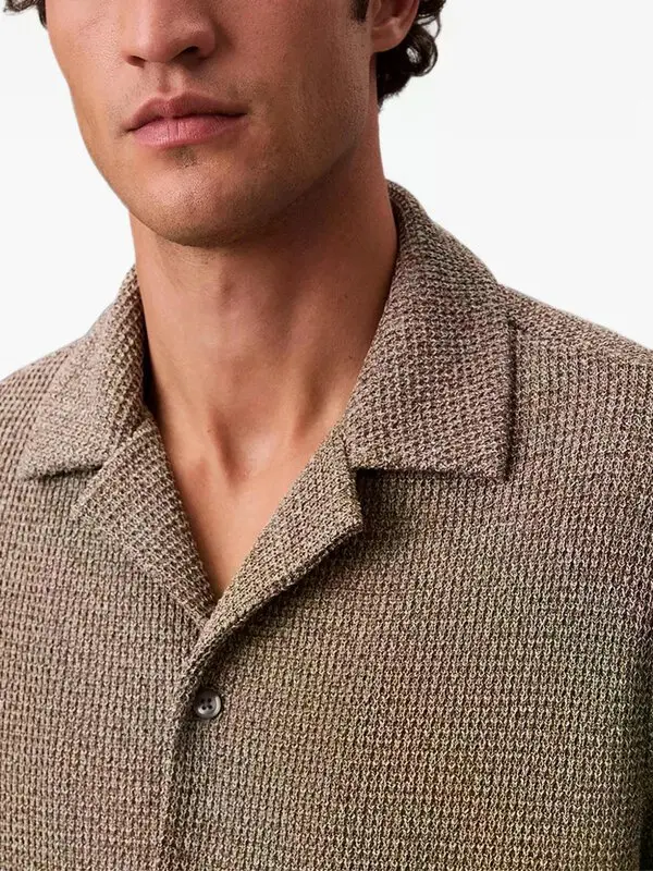 Calvin Klein Waffle-knit Short-sleeve Shirt