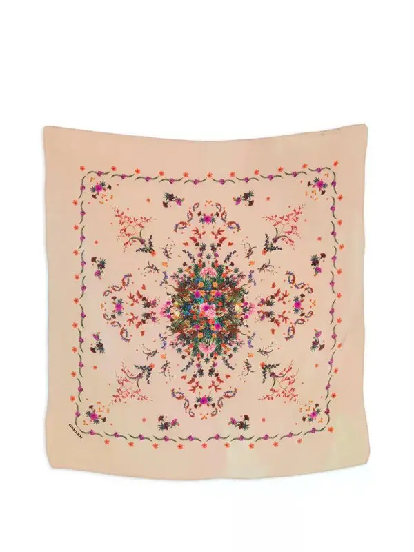 OSKLEN Floral-print Scarf - Neutrals