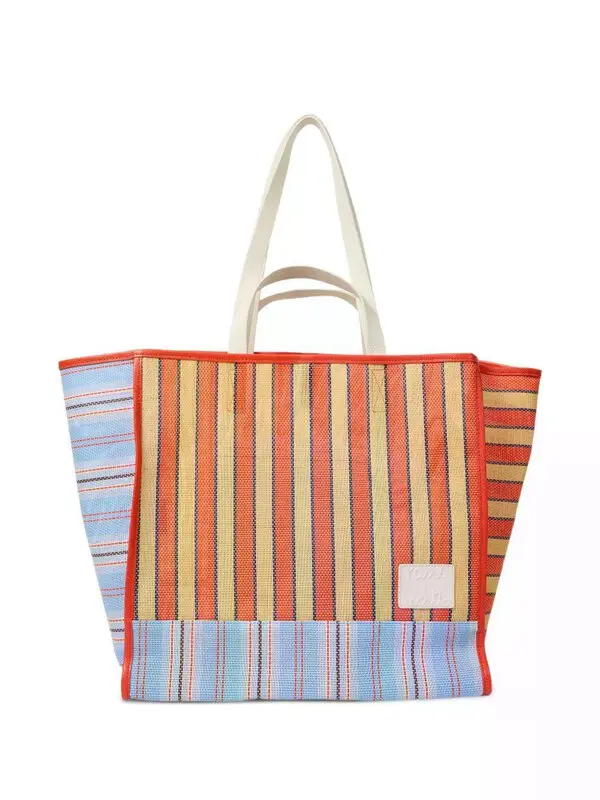 Paul Smith Tote Bag With Pool Smith Stripe - Red