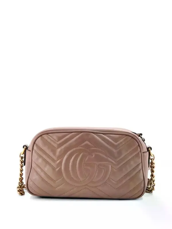 Gucci Gg Marmont Matelasse Leather Shoulder Bag - Neutrals