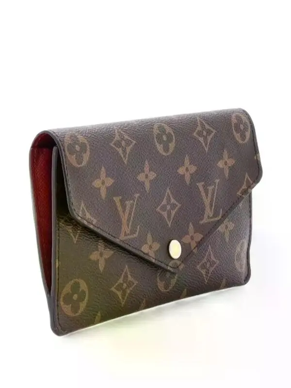 LOUIS VUITTON Jeanne Wallet Monogram Canvas Small Wallets