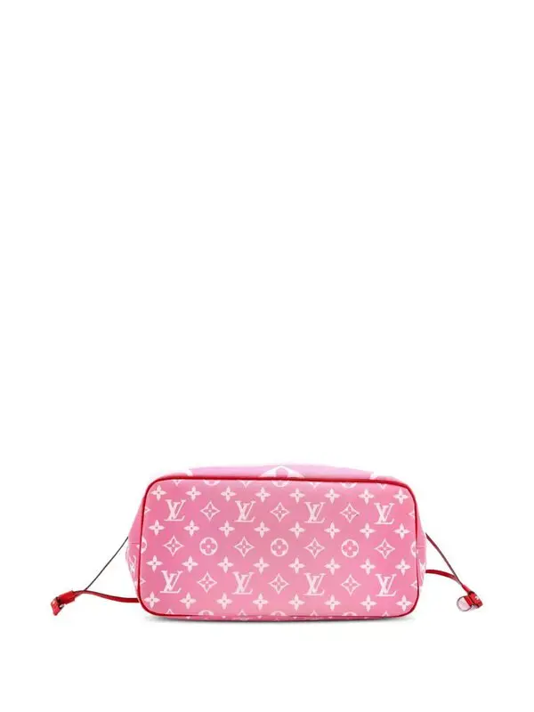 LOUIS VUITTON Neverfull Mm Escale Monogram Giant Tote Bag - Red
