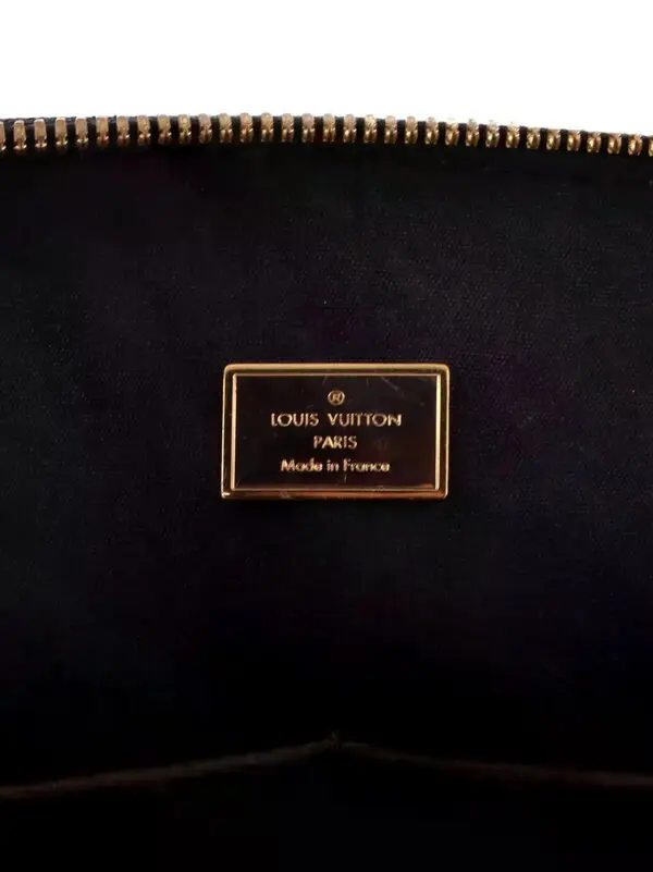 LOUIS VUITTON Alma Handbag Vernis Pm Satchel - Black