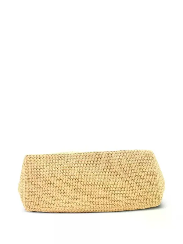 Saint Laurent Raffia Tote Bag - Neutrals