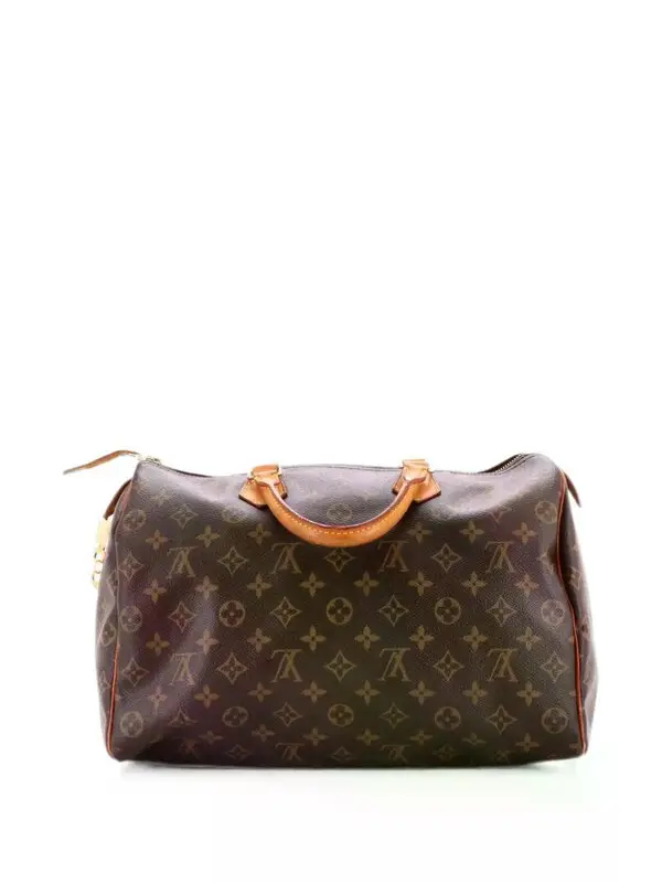 LOUIS VUITTON Speedy Handbag Monogram Canvas 30 Satchel
