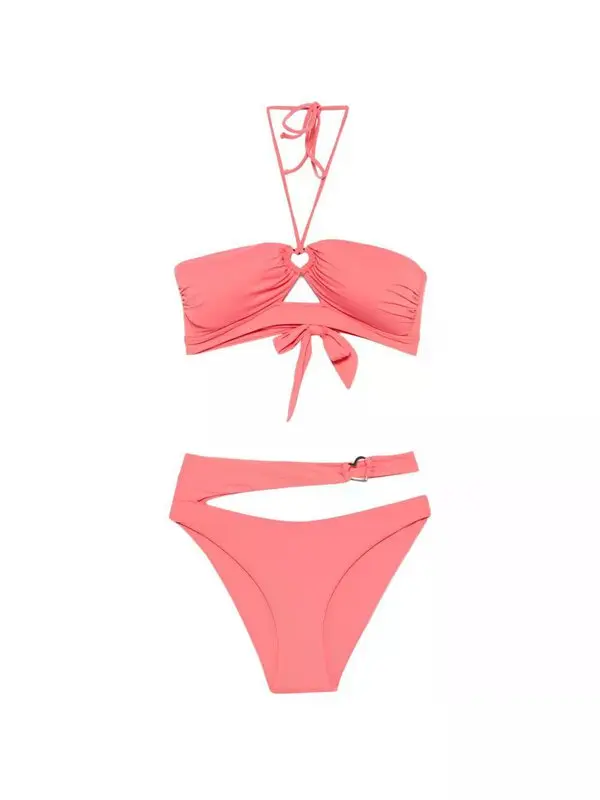 BLUGIRL Cut-out Heart Detail Bikini - Pink