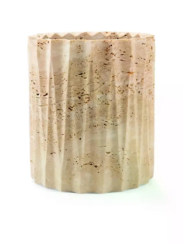 EDITIONS MILANO Fold Stone Basket - Neutrals
