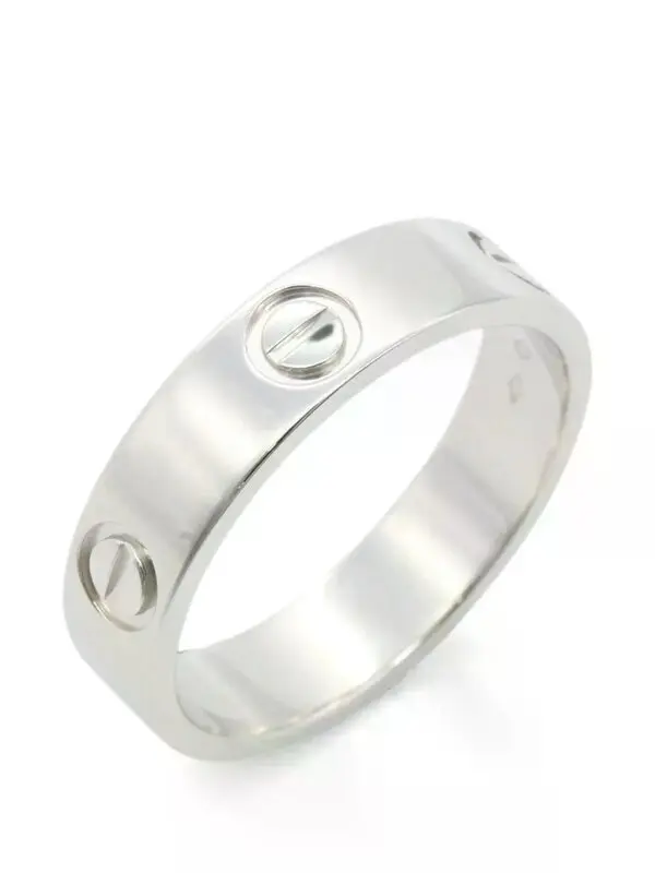 Cartier Love Screw-detail Ring - Silver