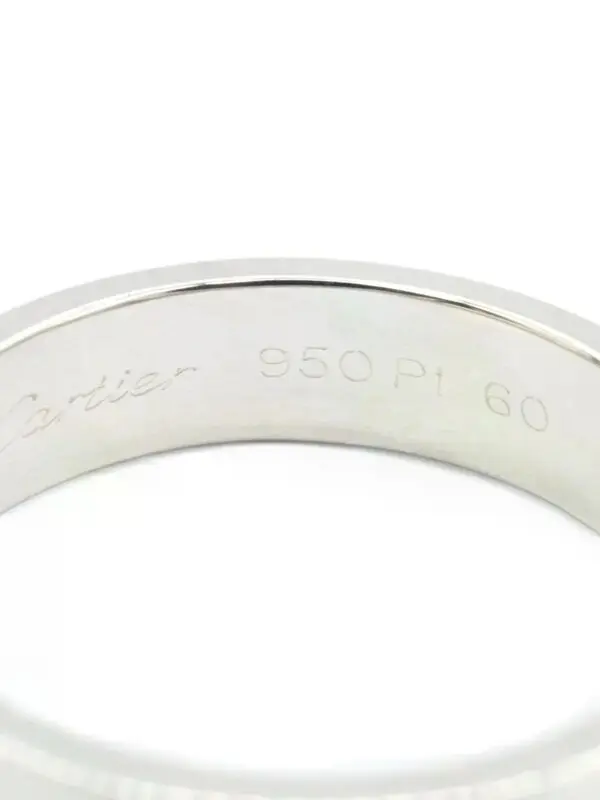 Cartier Platinum Love Screw-detail Band Ring