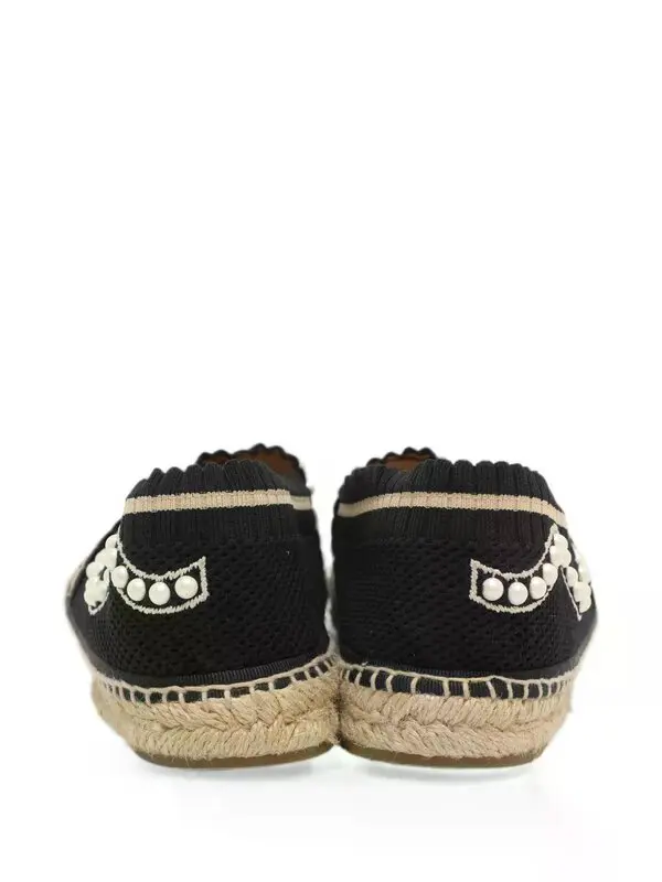 Fendi Pearl-embellished Espadrilles