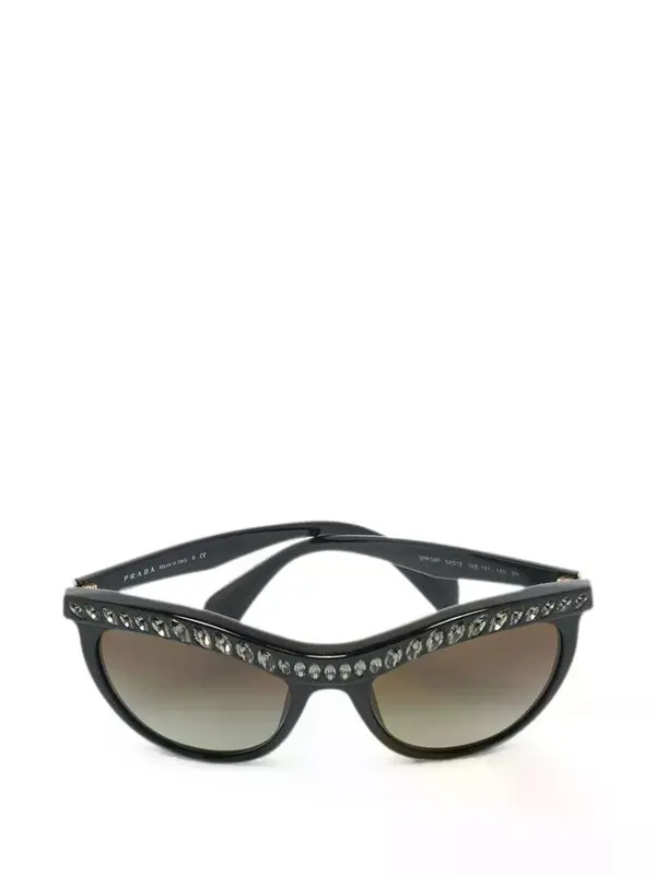 Prada Crystal-embellished Cat-eye-frame Sunglasses