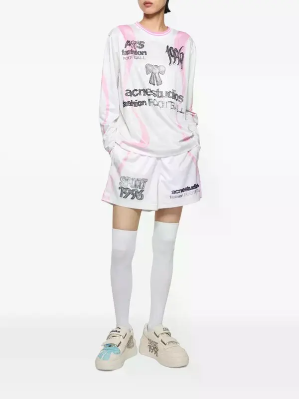 Acne Studios Casual Graphic Shorts