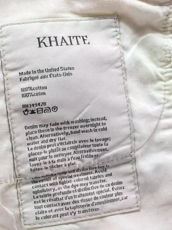 Khaite Raw-edge Trim Skirt