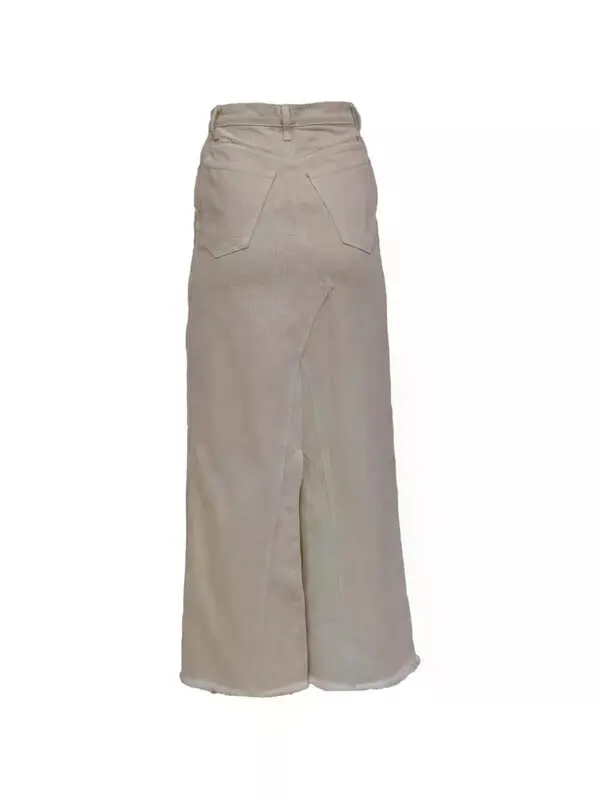 Khaite Raw Edge Trim Maxi Skirt