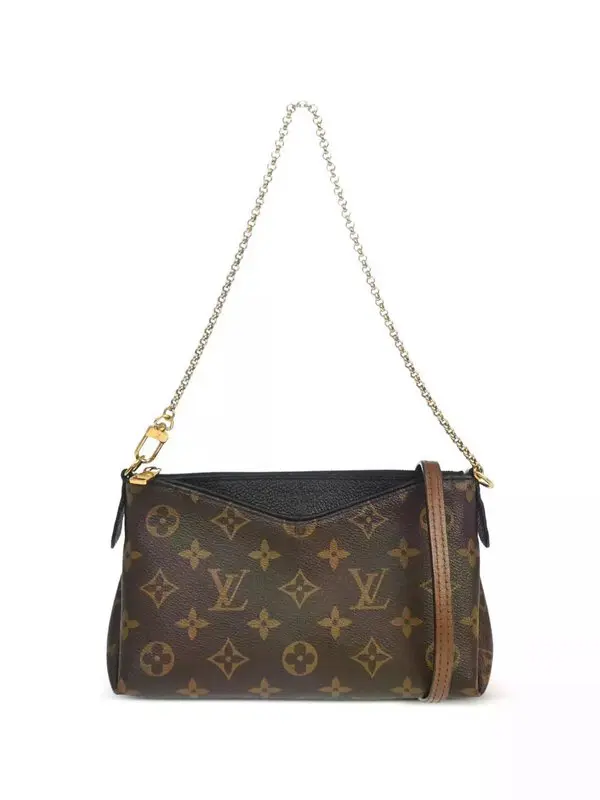 LOUIS VUITTON 2017 Pallas Monogram Shoulder Bag - Brown