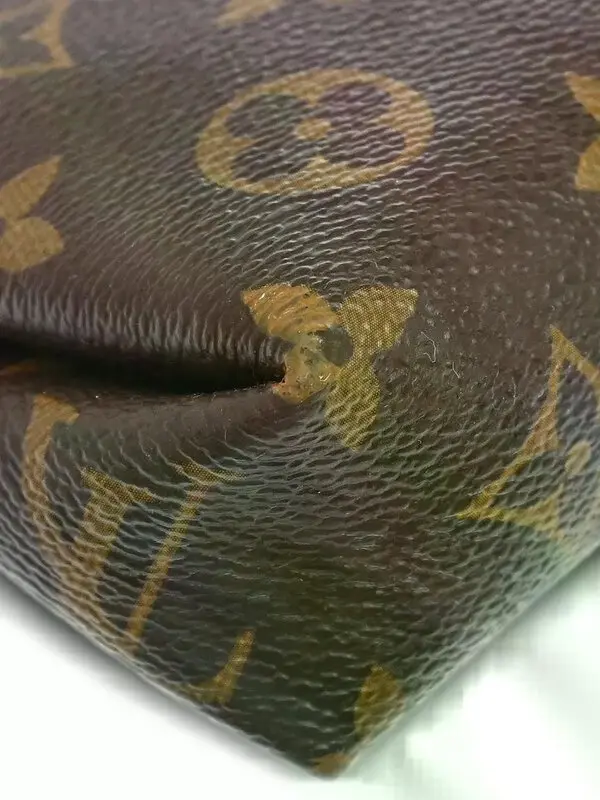 LOUIS VUITTON 2017 Pallas Monogram Shoulder Bag - Brown