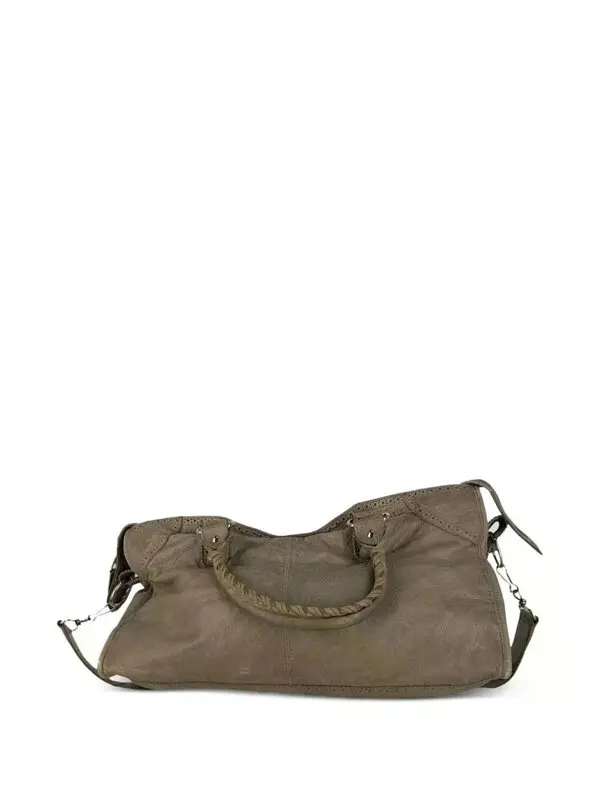 Balenciaga Motocross Covered Brogues City Handbag