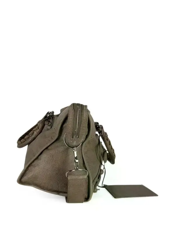 Balenciaga Motocross Covered Brogues City Handbag
