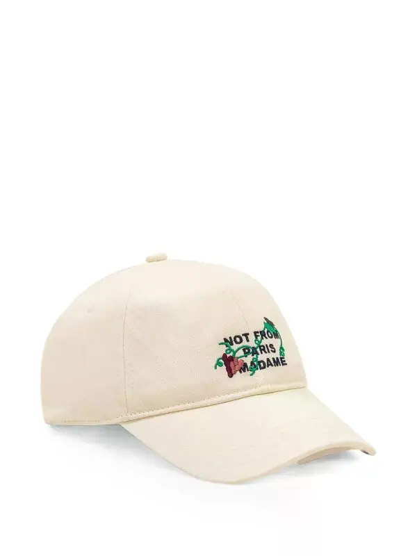 Drole De Monsieur Vine-embroidered Cap