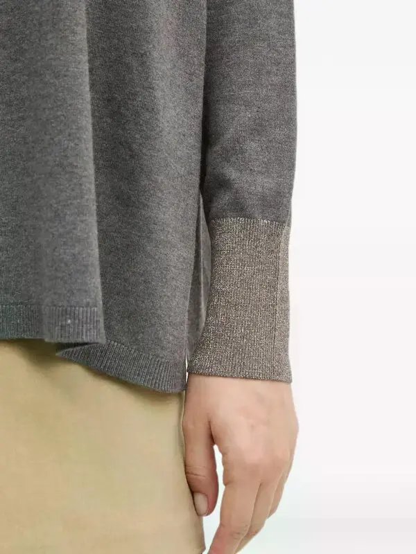 GAUDI High-neck Asymmetric Sweater