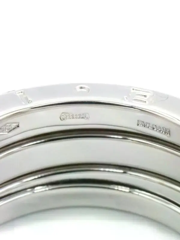 BVLGARI B.zero1 3-band Ring In White Gold - Silver