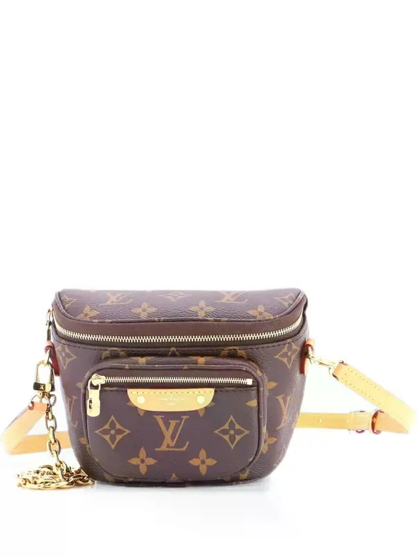 LOUIS VUITTON Bum Bag Monogram Canvas Mini Belt Bag