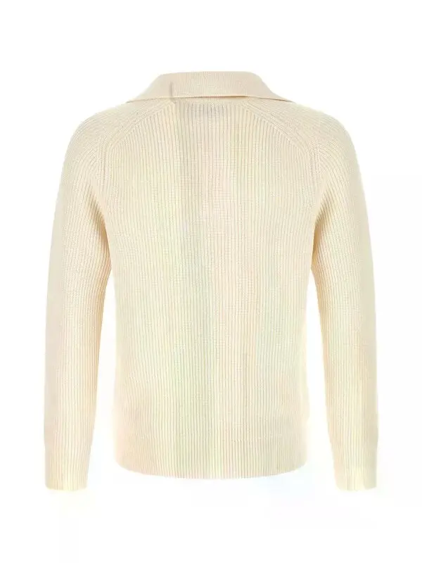 RIVIERA Ribbed Polo Sweater