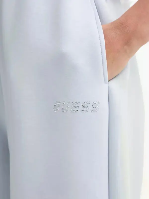 Guess Rhinestone-logo Track Pants