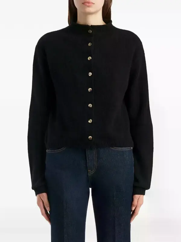 Khaite Annora Cardigan In Midnight Navy