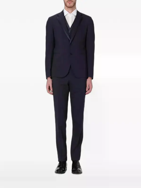 Brian Dales Satin-trim Three-piece Suit