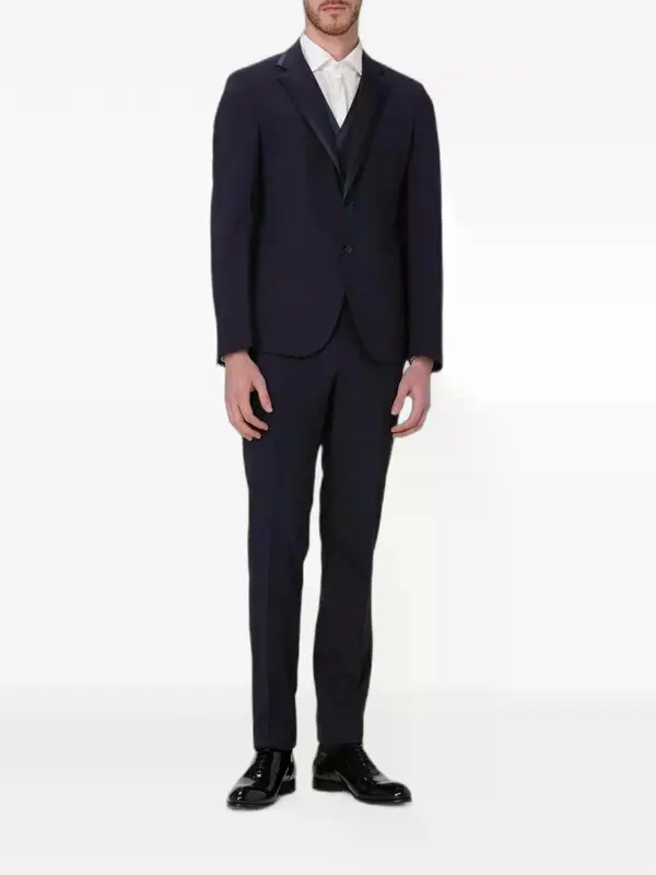 Brian Dales Satin-trim Three-piece Suit