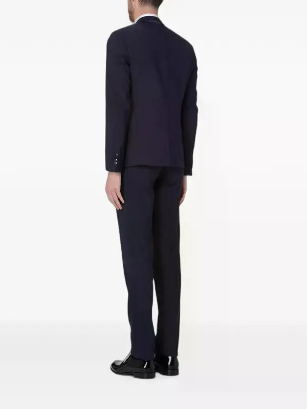 Brian Dales Satin-trim Three-piece Suit