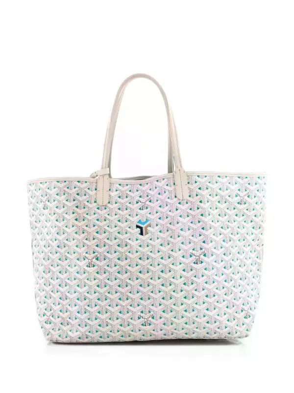 Goyard Saint Louis Claire Voie Coated Canvas Tote Bag - White