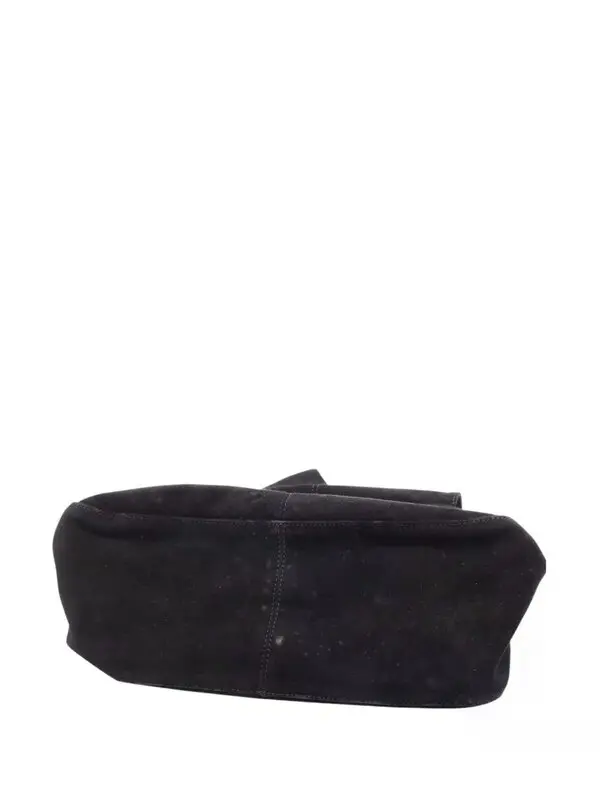 Fendi 2000-2010 Suede Mamma Forever Shoulder Bag