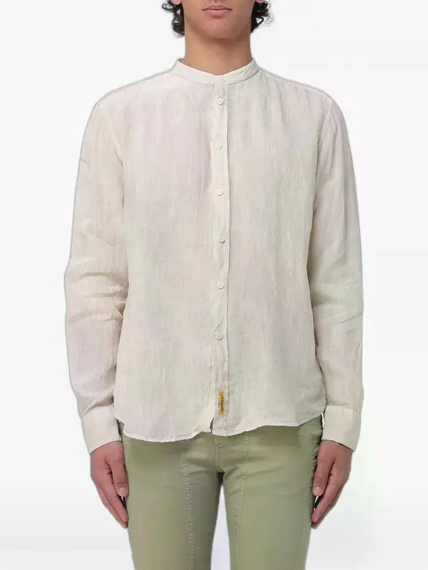 B.D.BAGGIES Band-collar Long-sleeve Shirt