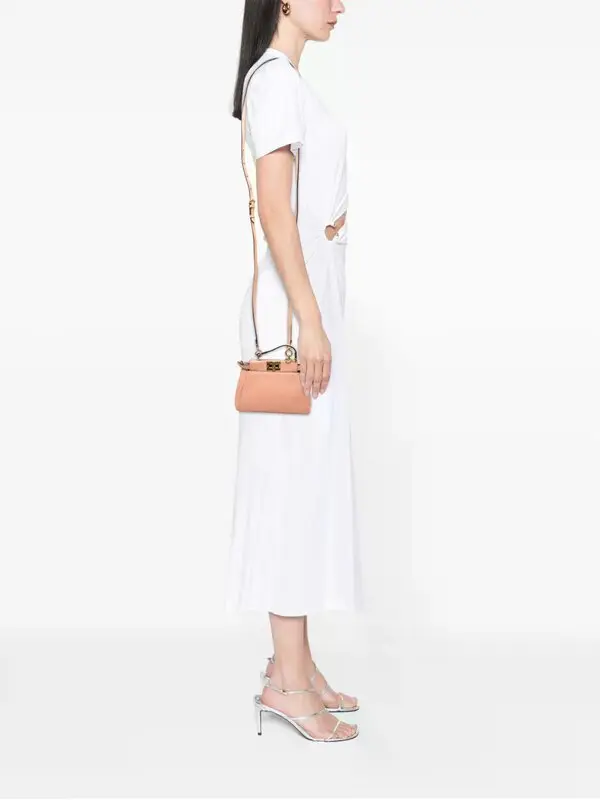 Fendi 2010-2026 Micro Leather Peekaboo Satchel