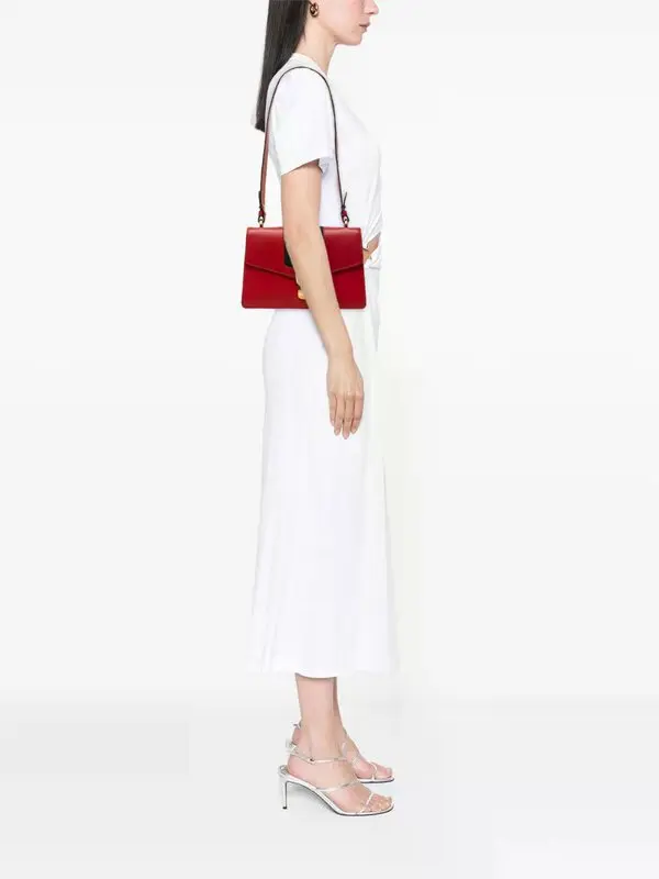 Gucci 2000-2015 Small Calfskin Sylvie Web Satchel - Red