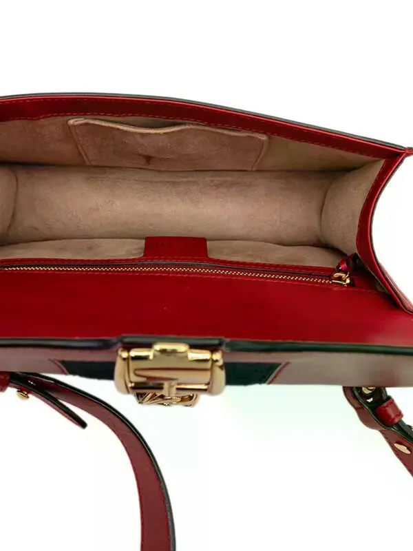 Gucci 2000-2015 Small Calfskin Sylvie Web Satchel