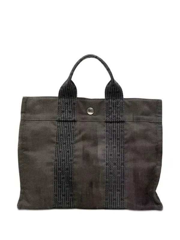 Hermès 1990-2010 Canvas Herline Pm Tote Bag